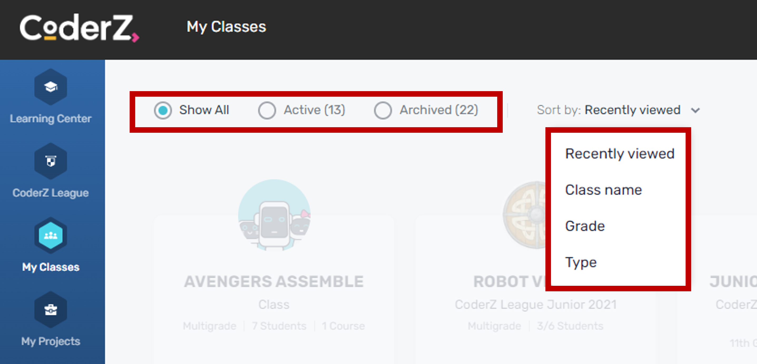 What is the My Classes Dashboard? – Knowledge Base